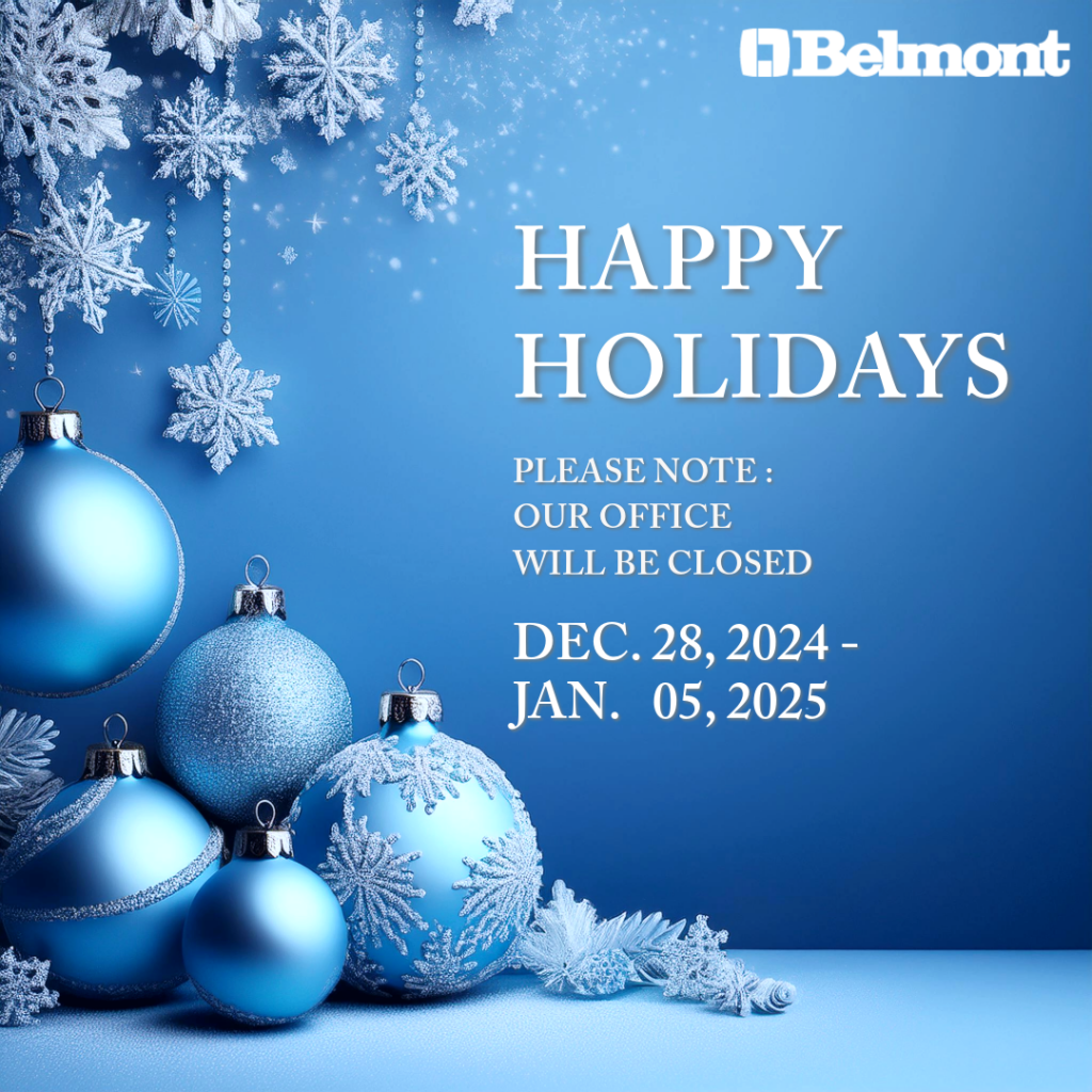 Holiday Notice | Belmont Dental Global